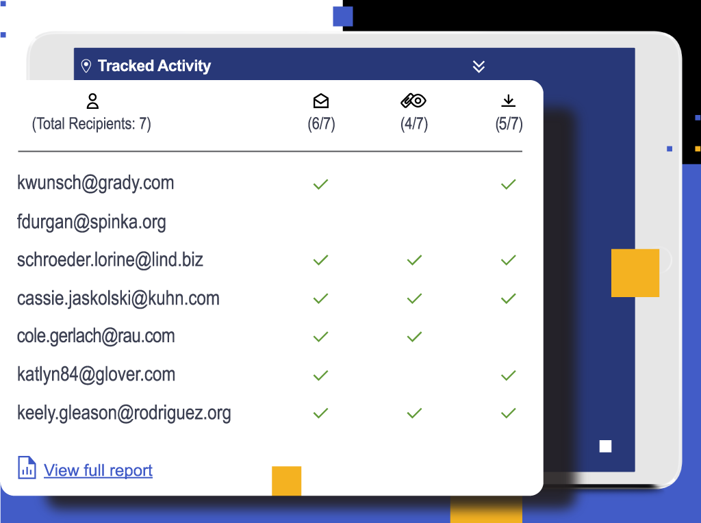 Full Tracking of Who Downloaded and Read your Sensitive Information